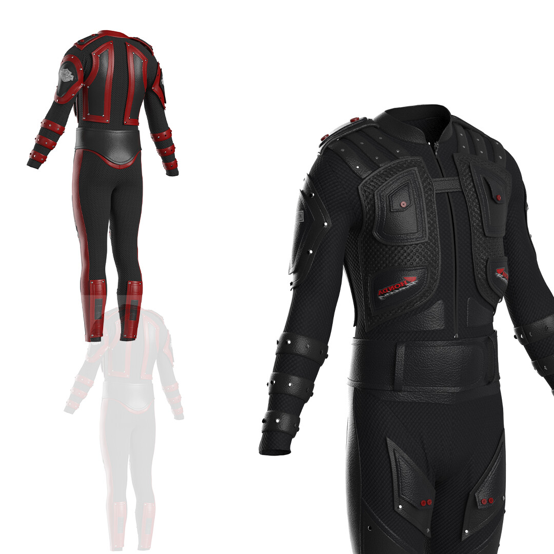 ArtStation - Motorcycle Clothing (ZPRJ +OBJ +FBX ) | Game Assets