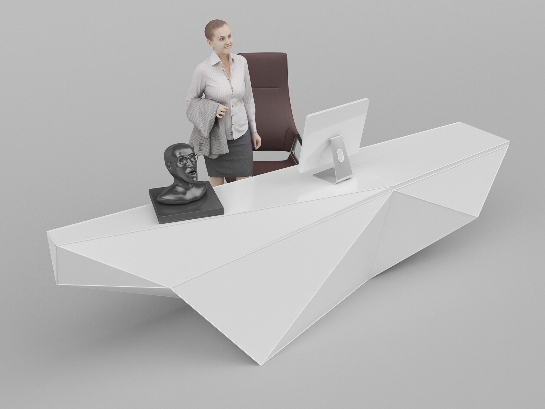 ArtStation - Reception Desk - 011 | Resources