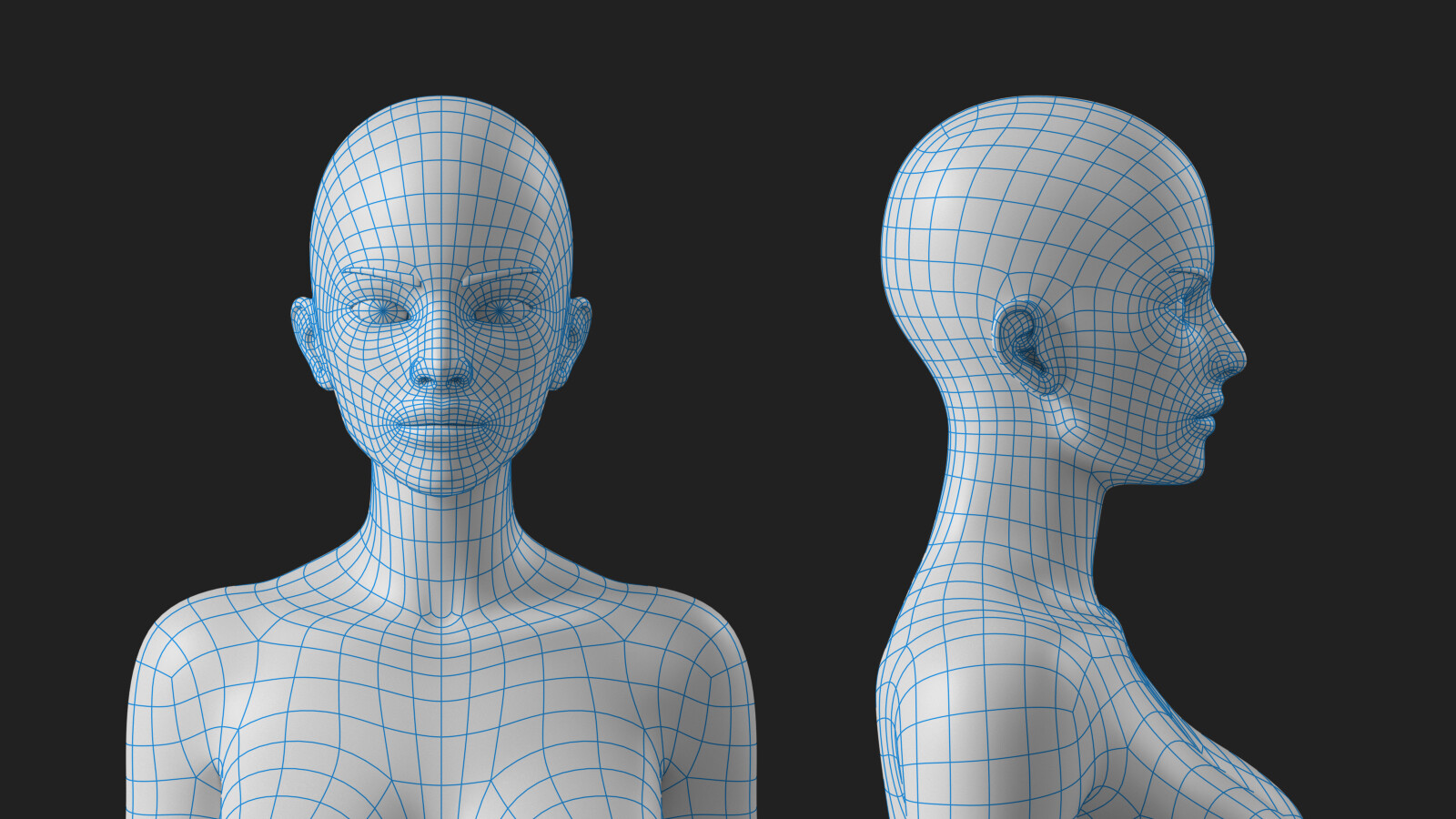 ArtStation - Female Base Mesh Low Poly | Resources