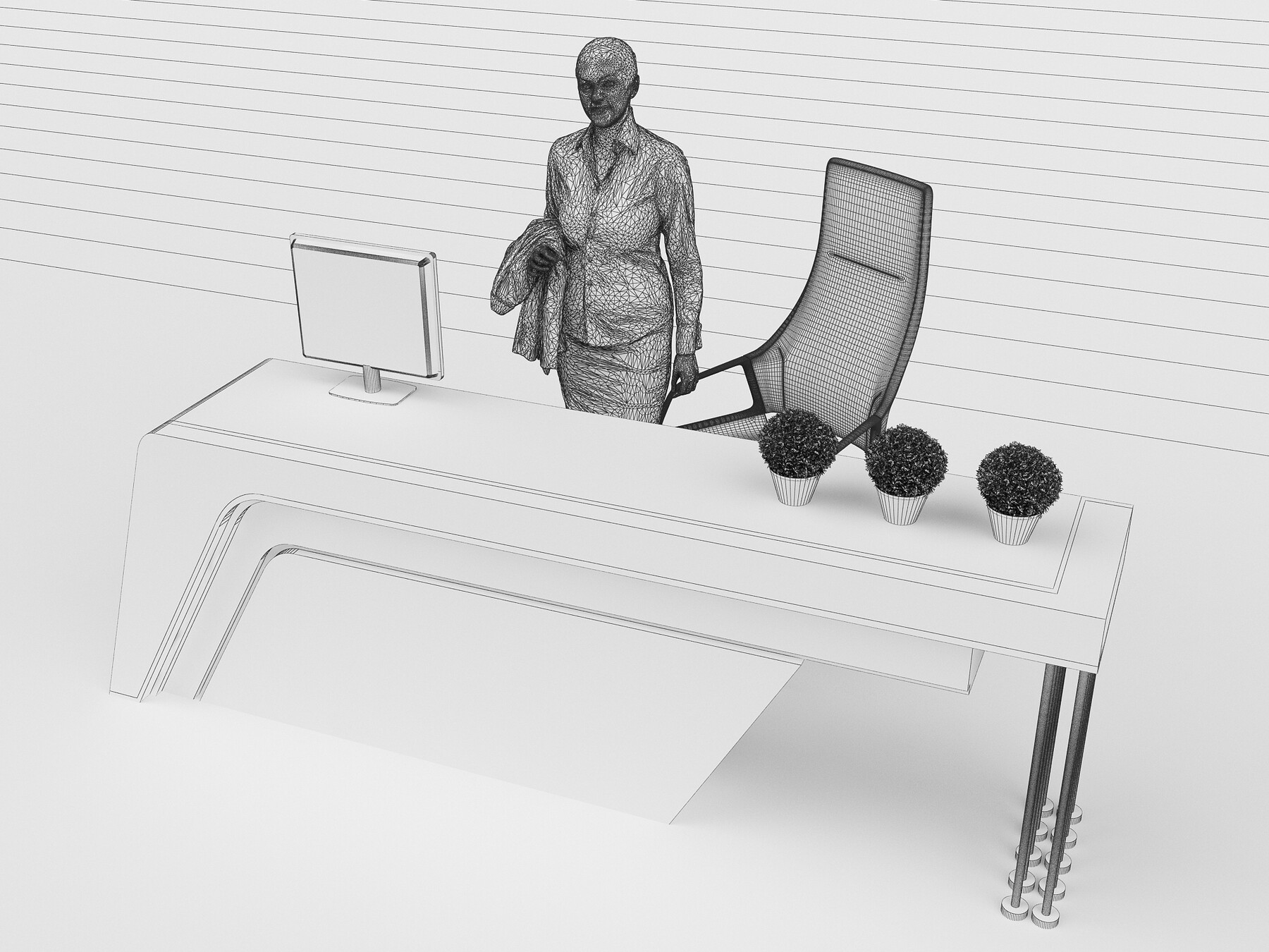 ArtStation - Reception Desk - 013 | Resources
