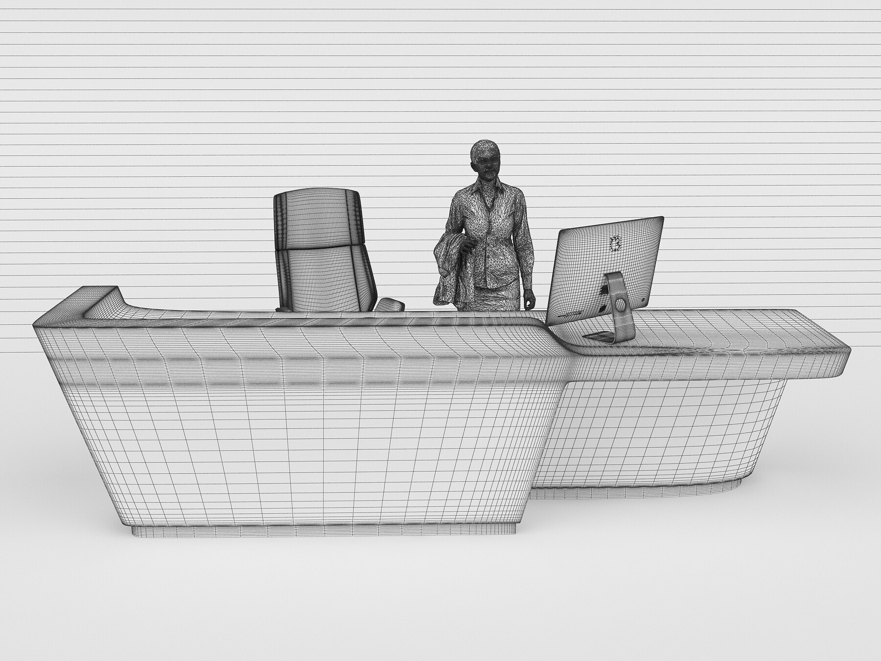 ArtStation - Reception Desk - 014 | Resources