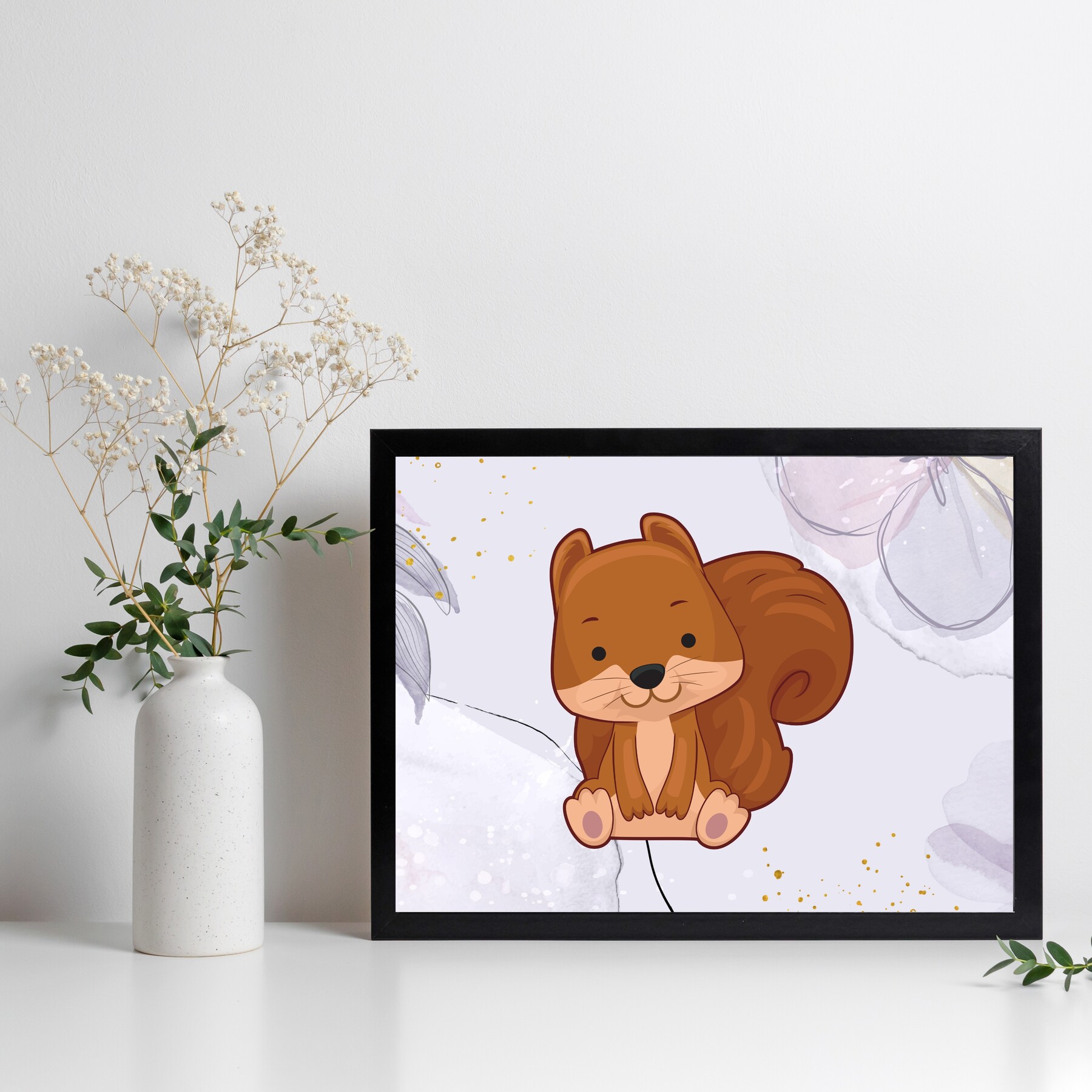 ArtStation - Baby Animals Poster Wall Decor - Girl Room Cute Animal ...
