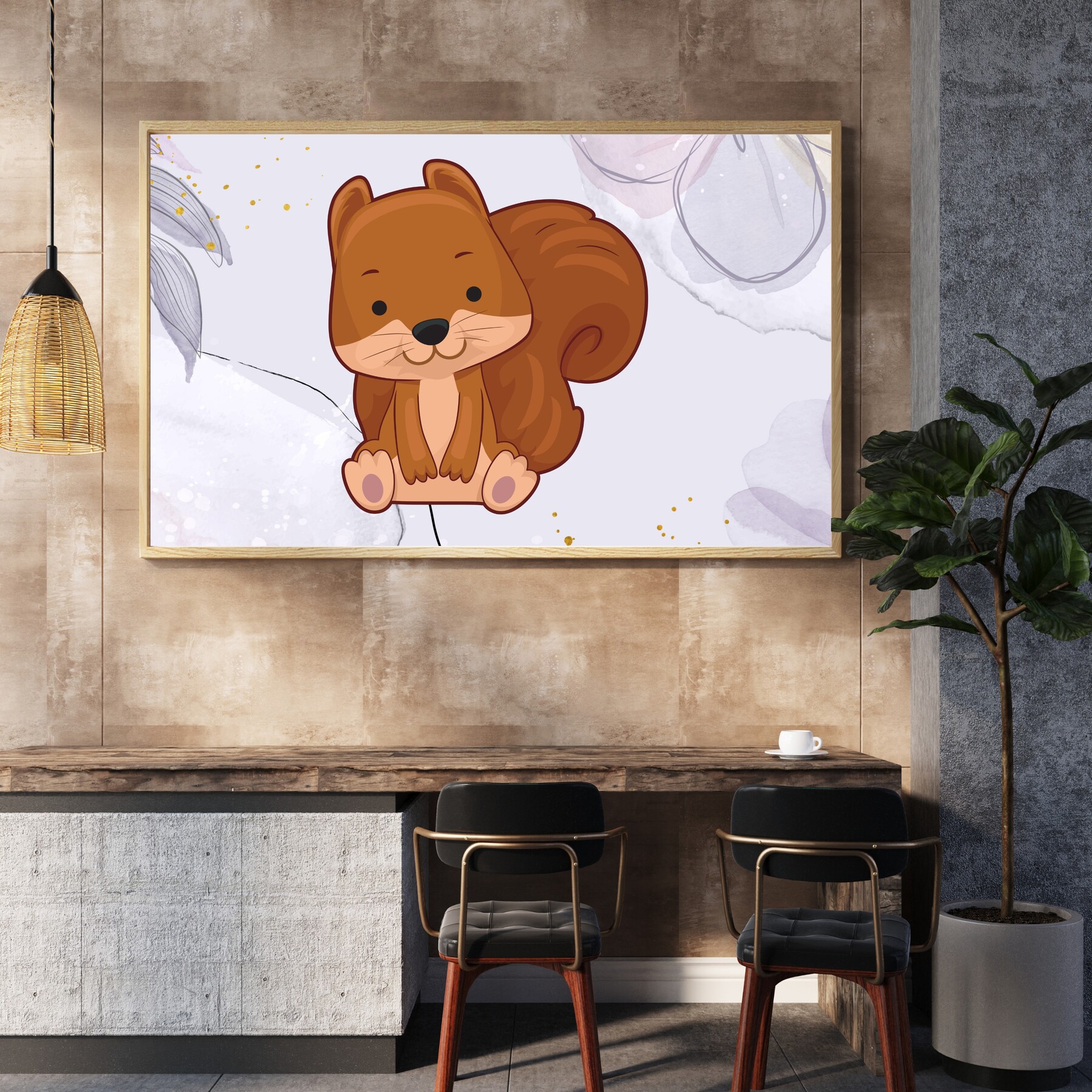 ArtStation - Baby Animals Poster Wall Decor - Girl Room Cute Animal ...