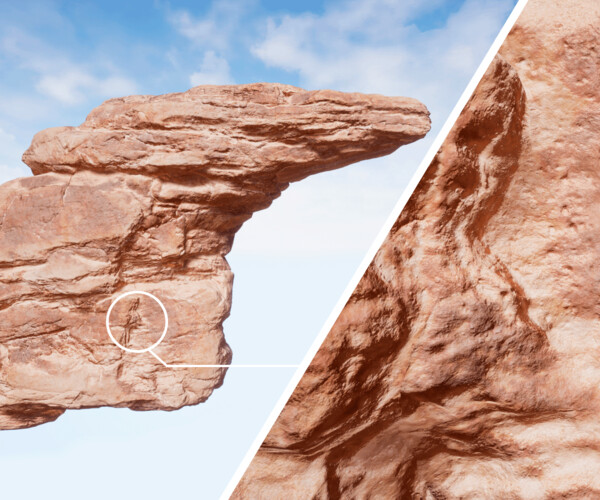 ArtStation - Desert Cliffs and Rocks [Unreal Engine 4 & 5] | Game Assets