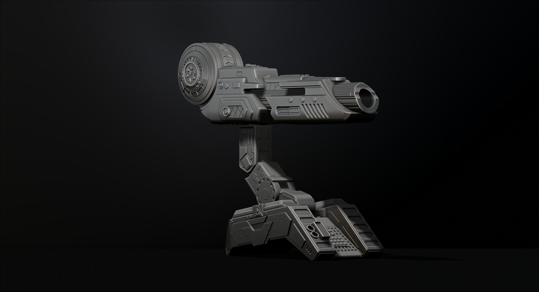 ArtStation - Predator Shoulder Cannon plasma Two Size File STL – OBJ ...