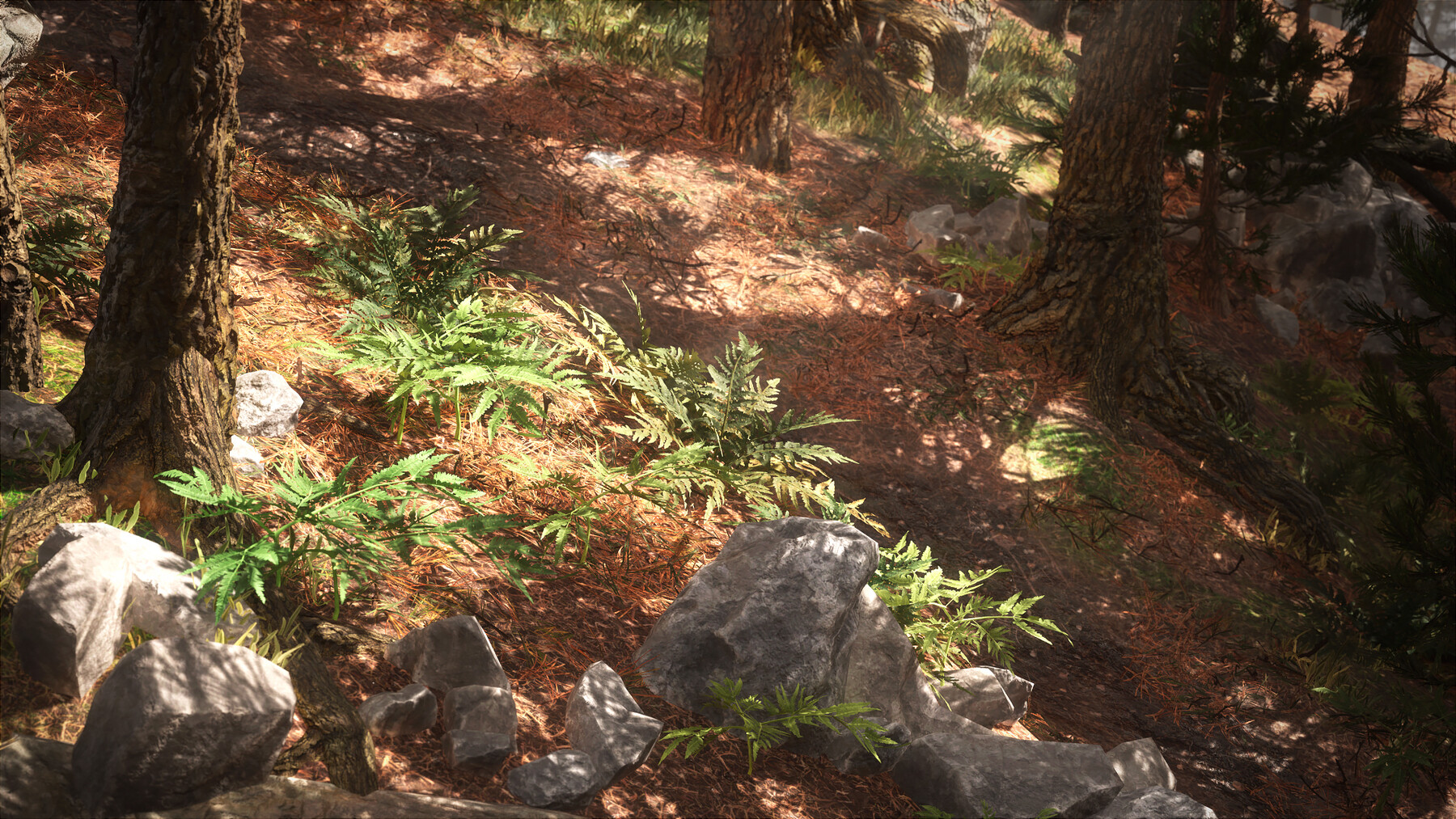 ArtStation - Rocky Pine Forest [Unreal Engine 4 & 5] | Game Assets