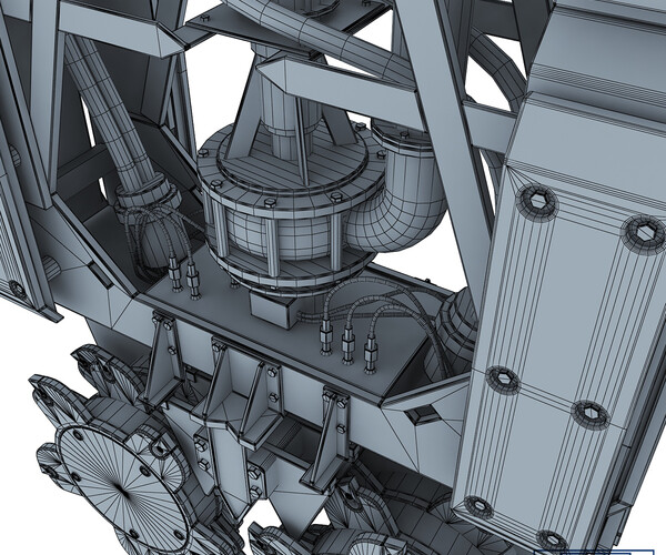 ArtStation - Drilling Rig | Resources