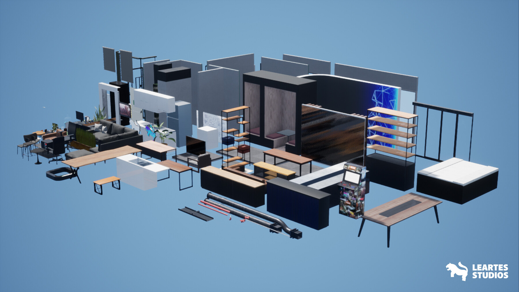 ArtStation - Leartes Office Environment | Game Assets