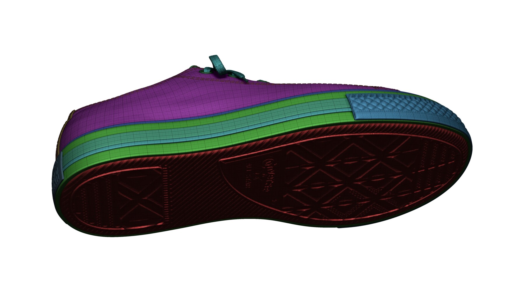 ArtStation - Converse Taylor All Star Shoes High Poly 3d model (ZTL/OBJ ...