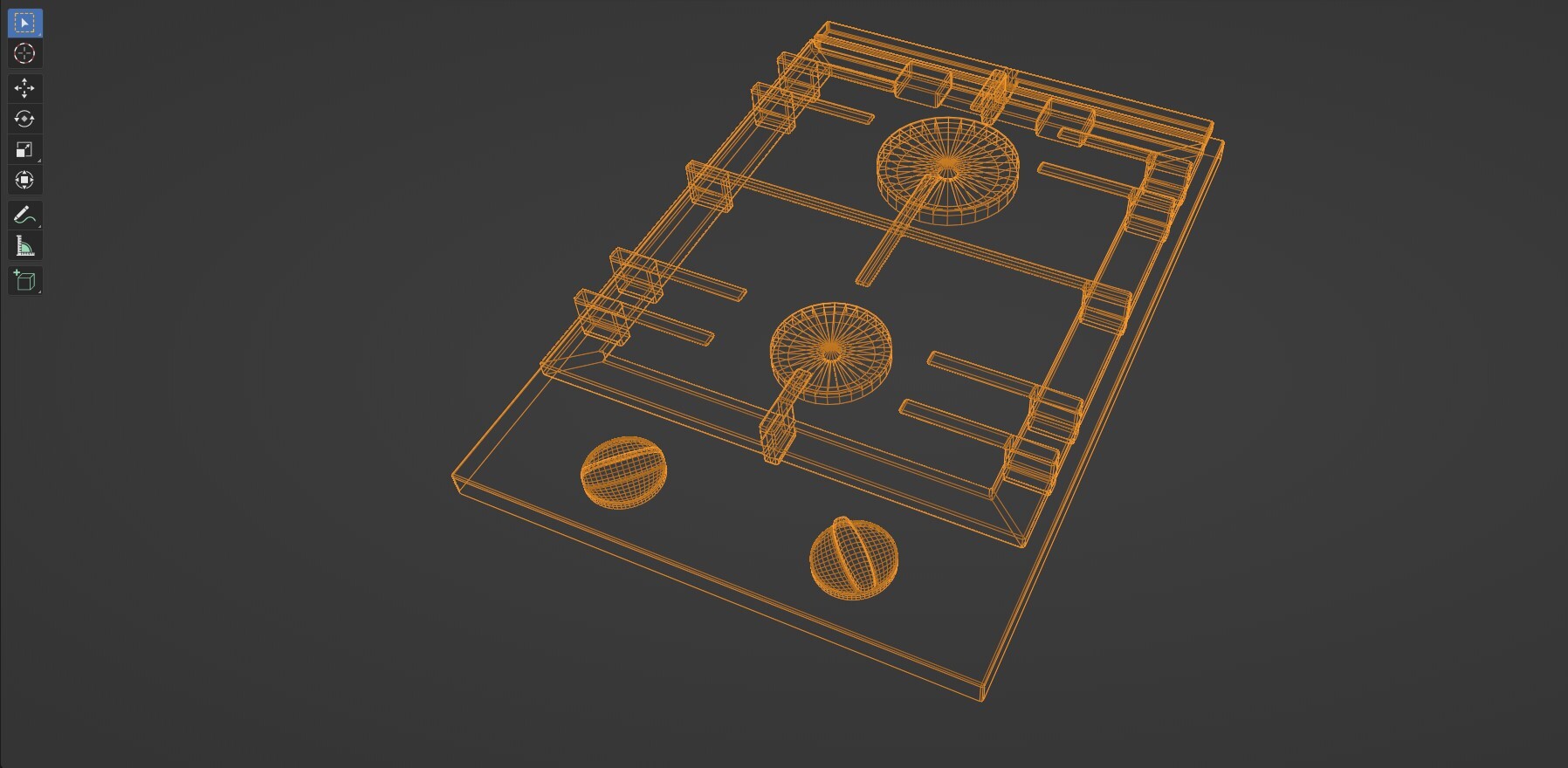 ArtStation - Mini CookTop Stove | Game Assets