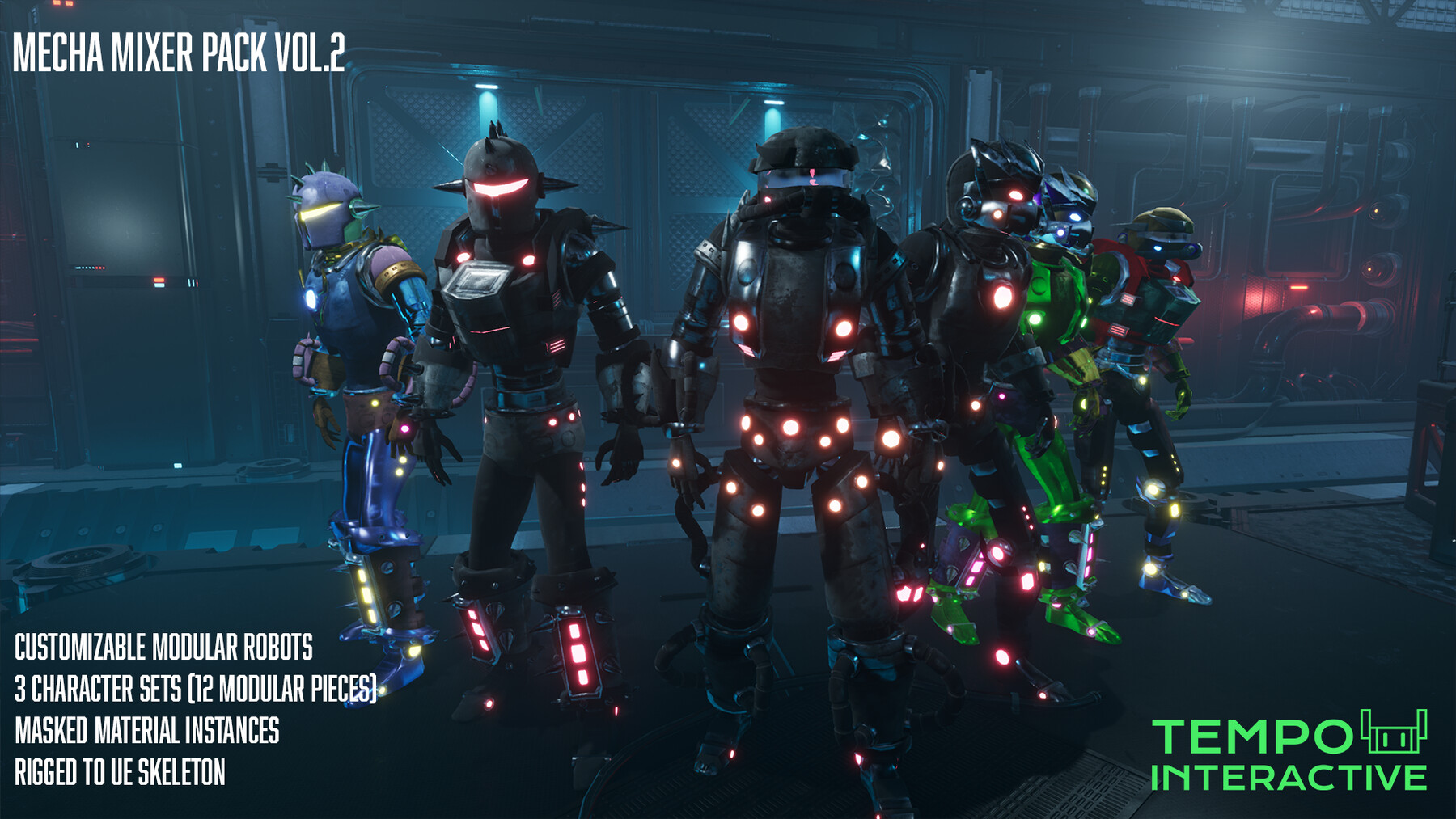 ArtStation - Mecha Mixer Collection | Game Assets