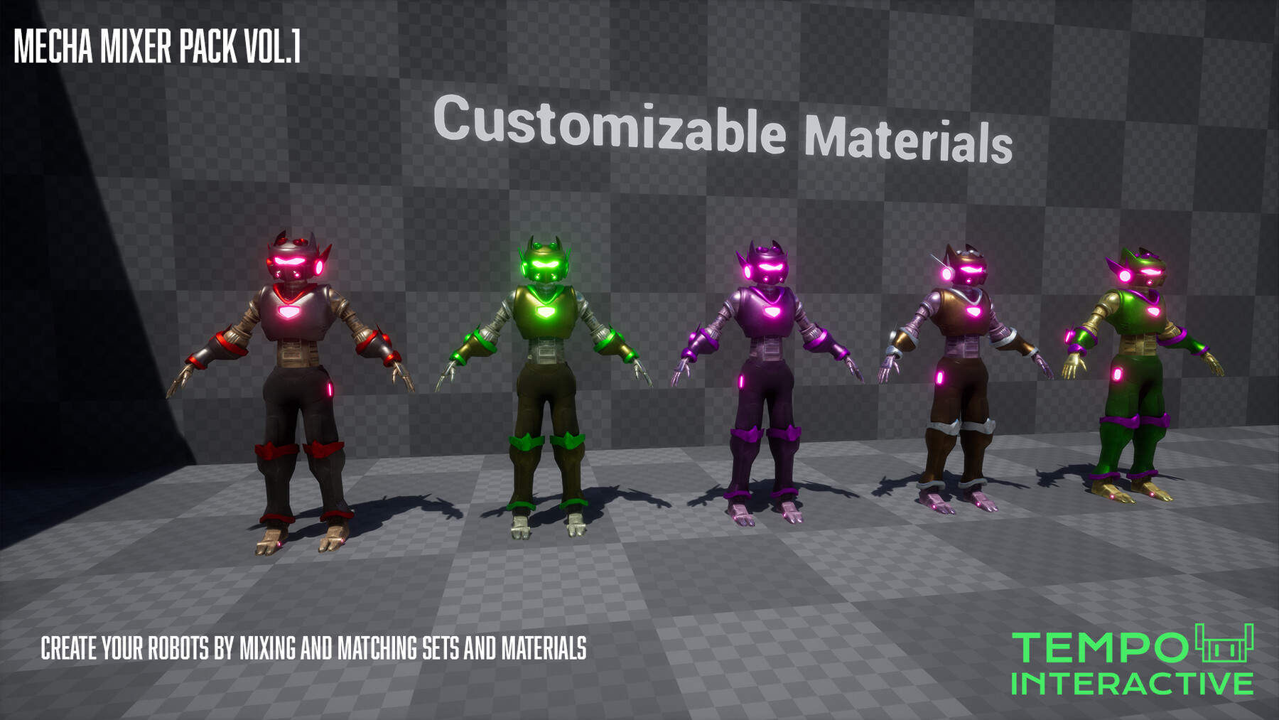 ArtStation - Mecha Mixer Collection | Game Assets