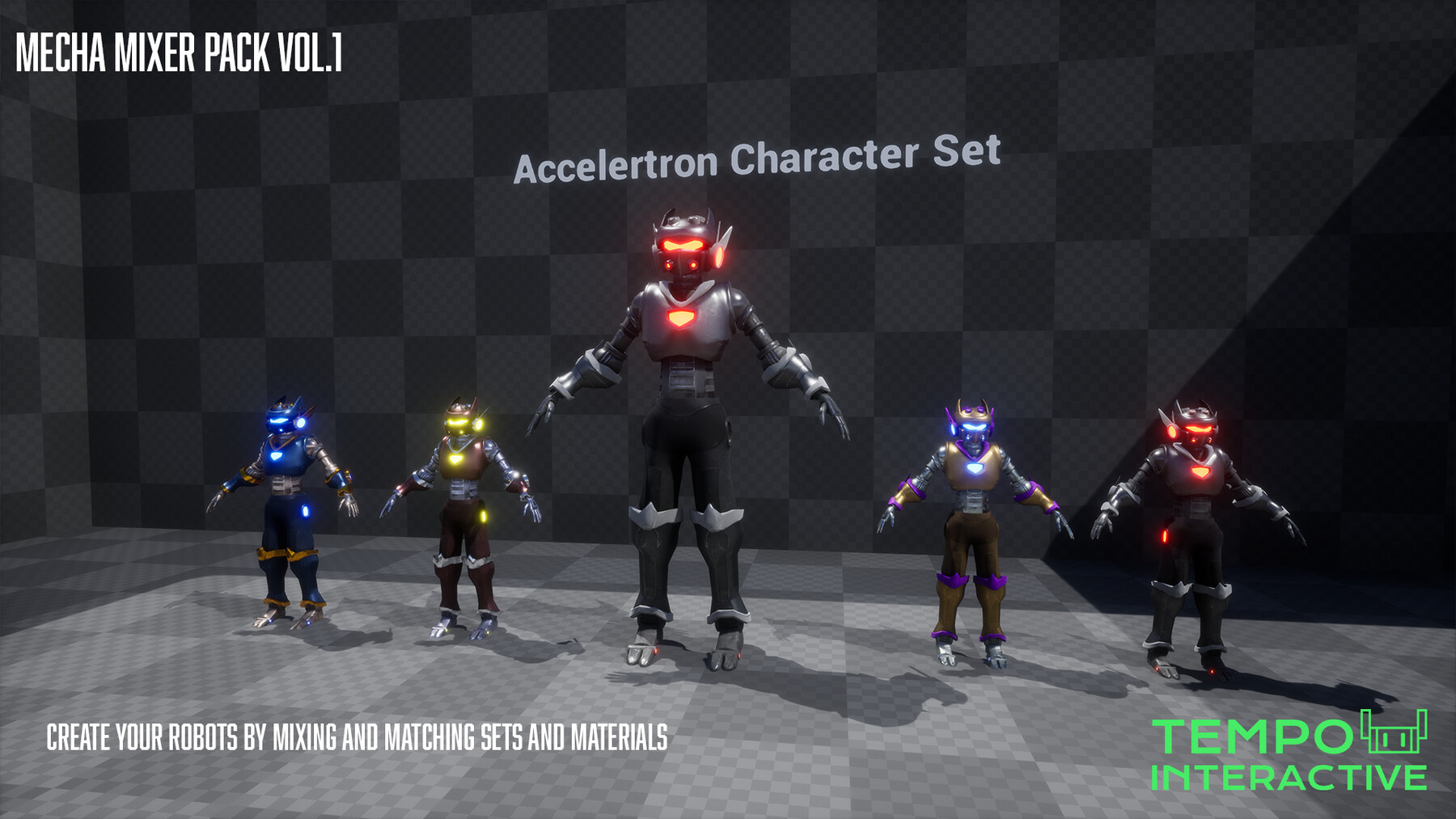 ArtStation - Mecha Mixer Collection | Game Assets