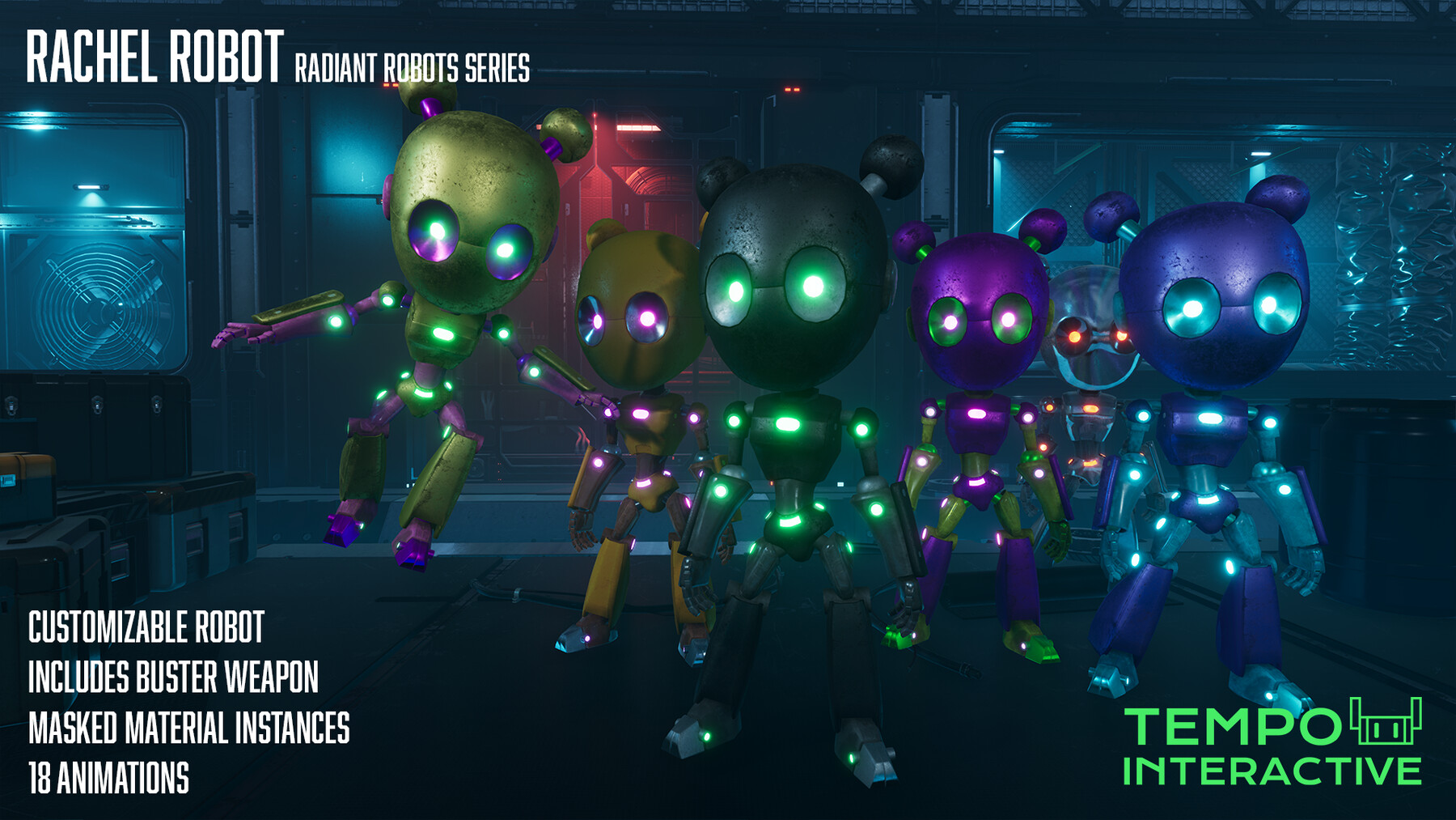 ArtStation - Rachel - Radiant Robots Series | Game Assets