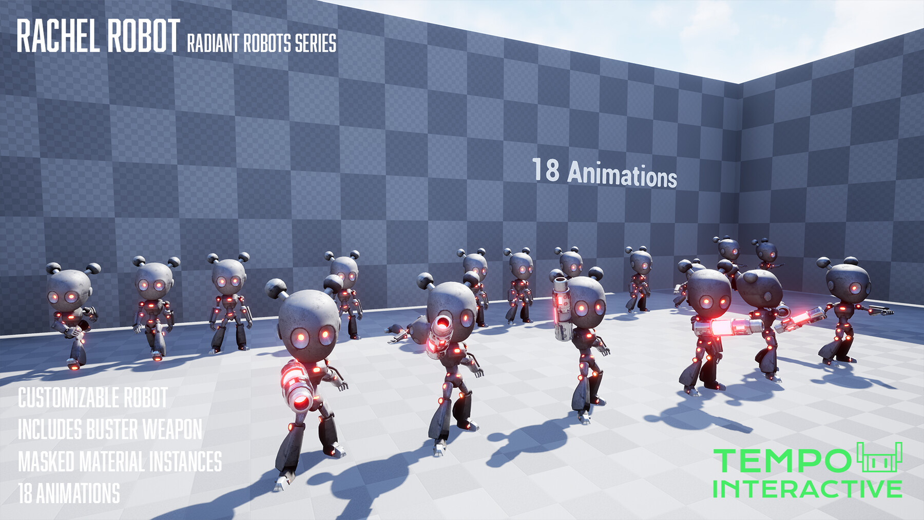 ArtStation - Rachel - Radiant Robots Series | Game Assets