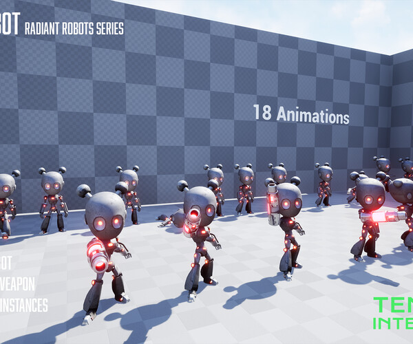 ArtStation - Rachel - Radiant Robots Series | Game Assets