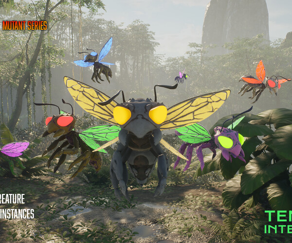 ArtStation - Razor Bug - Mutant Series | Game Assets