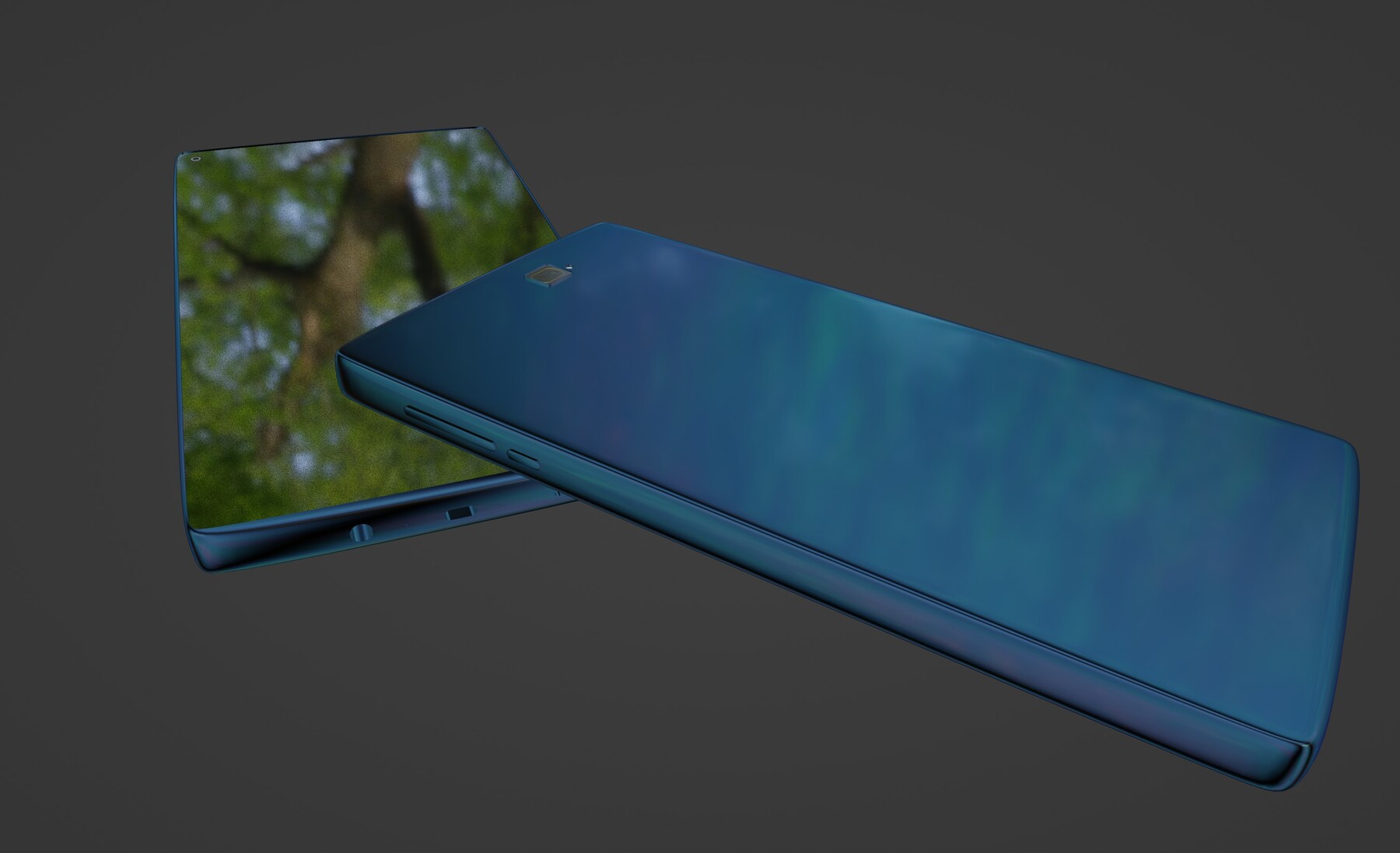 ArtStation - Blue modern smartphone | Resources