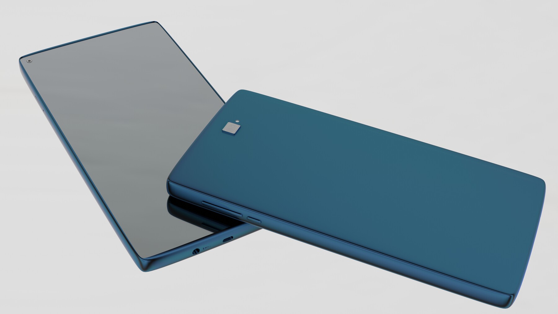 ArtStation - Blue modern smartphone | Resources