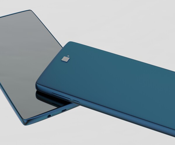 ArtStation - Blue modern smartphone | Resources