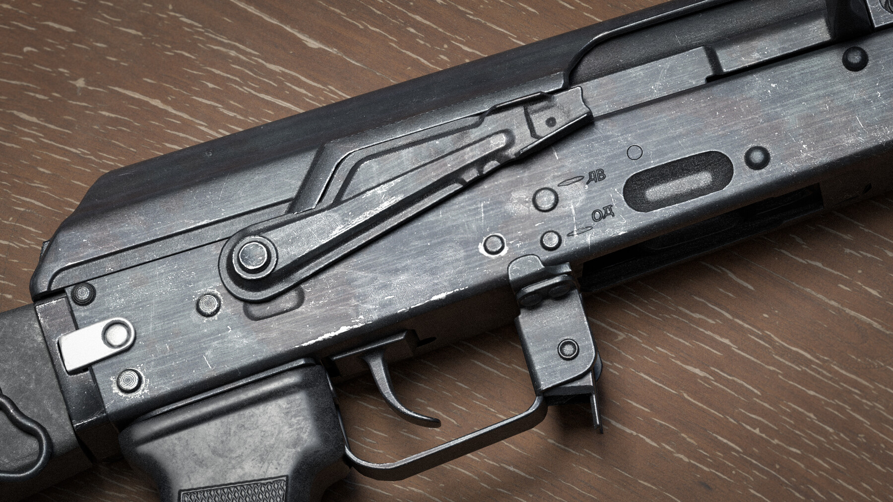 ArtStation - MILITARY Game Ready AK74M and AK103 Low-poly 3D model | Game Assets