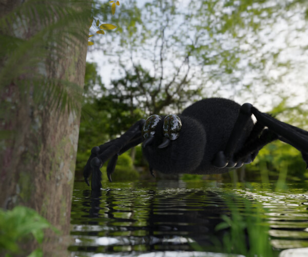 ArtStation - Fully rigged Spider | Resources