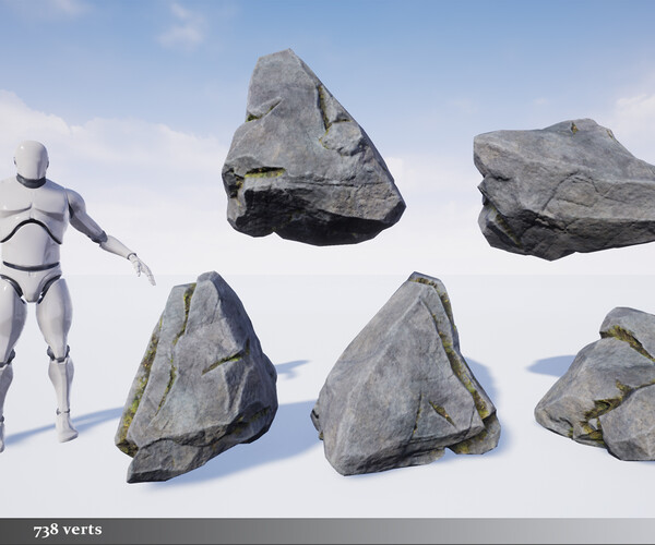 ArtStation - Realistic-Looking Cliffs and Rocks [Unreal Engine 4 & 5 ...