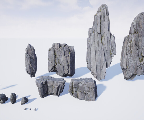 ArtStation - Realistic-Looking Cliffs and Rocks [Unreal Engine 4 & 5 ...
