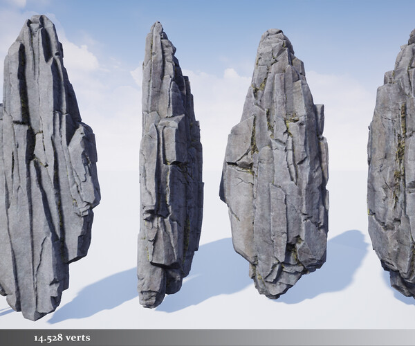 ArtStation - Realistic-Looking Cliffs and Rocks [Unreal Engine 4 & 5 ...