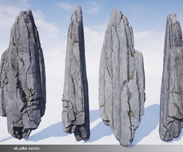 ArtStation - Realistic-Looking Cliffs and Rocks [Unreal Engine 4 & 5 ...