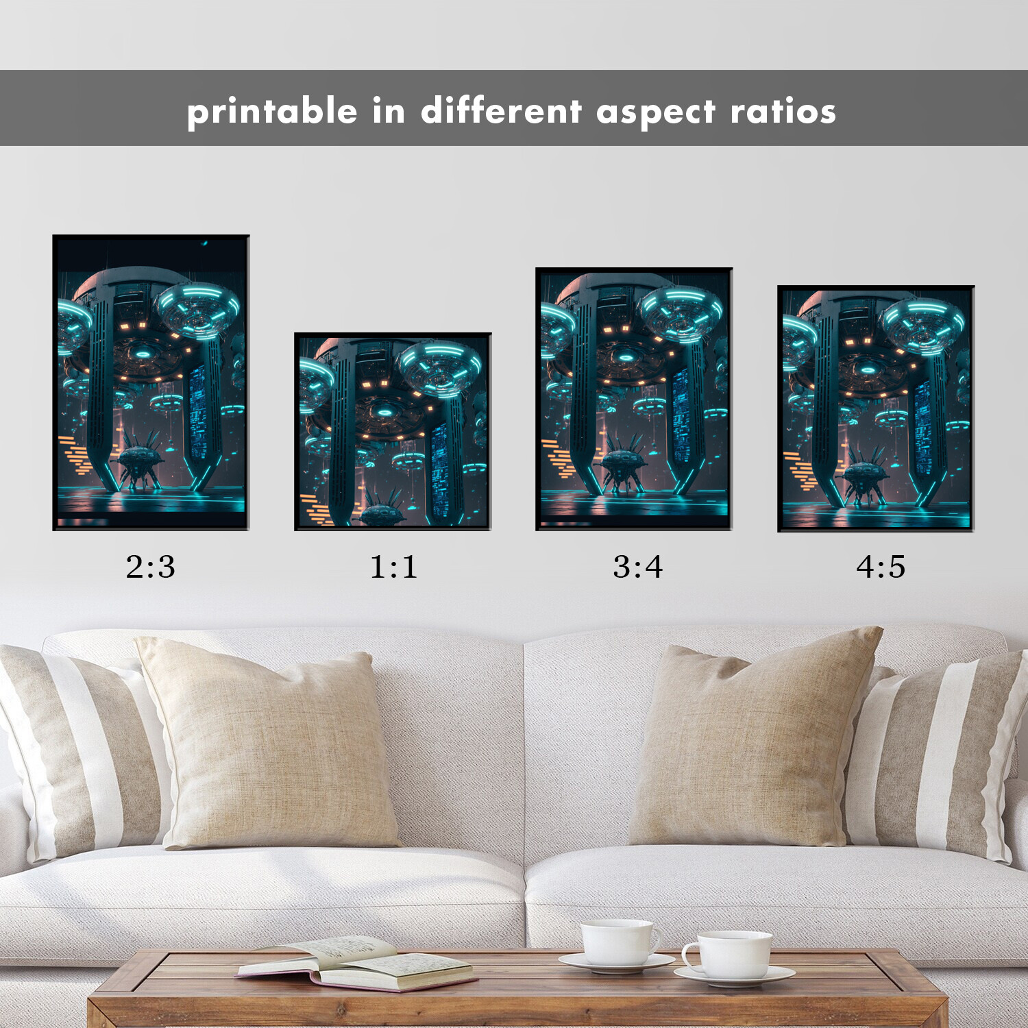 ArtStation - LED space charging station blue neon poster design ...