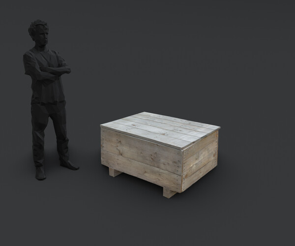 ArtStation - wooden box | Game Assets