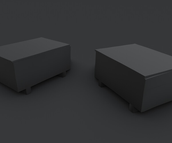 ArtStation - wooden box | Game Assets