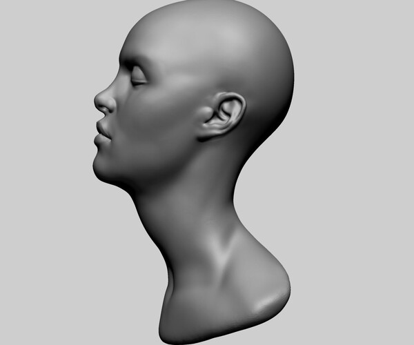 ArtStation - Base Female Head B | Resources
