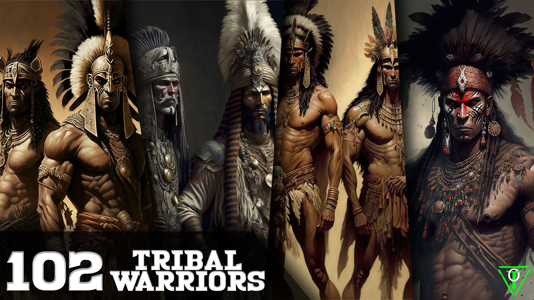 ArtStation - 102 Tribal warriors (More Than 8K Resolution) | Artworks