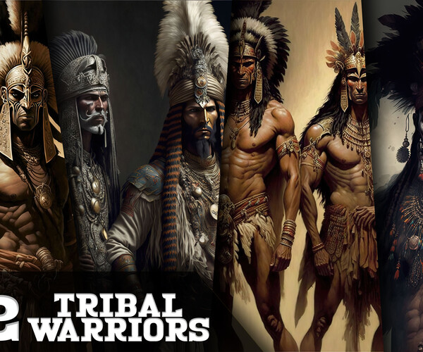ArtStation - 102 Tribal warriors (More Than 8K Resolution) | Artworks