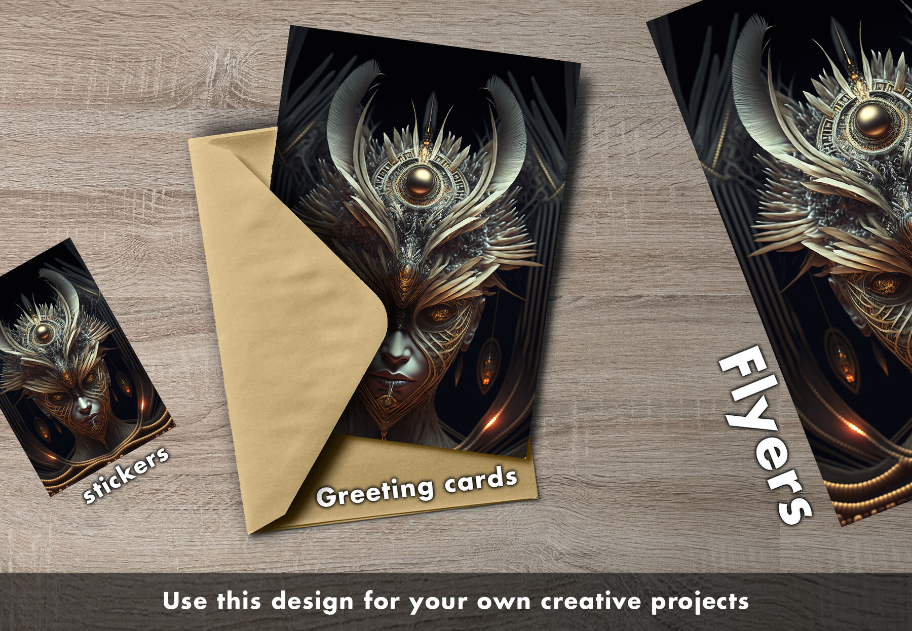 ArtStation - Bionic humanoid girl portrait with intricate metal crown ...