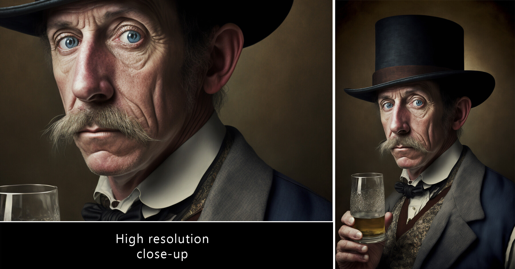 ArtStation - Portrait of a 1800s Victorian guy in a suit drinking a ...