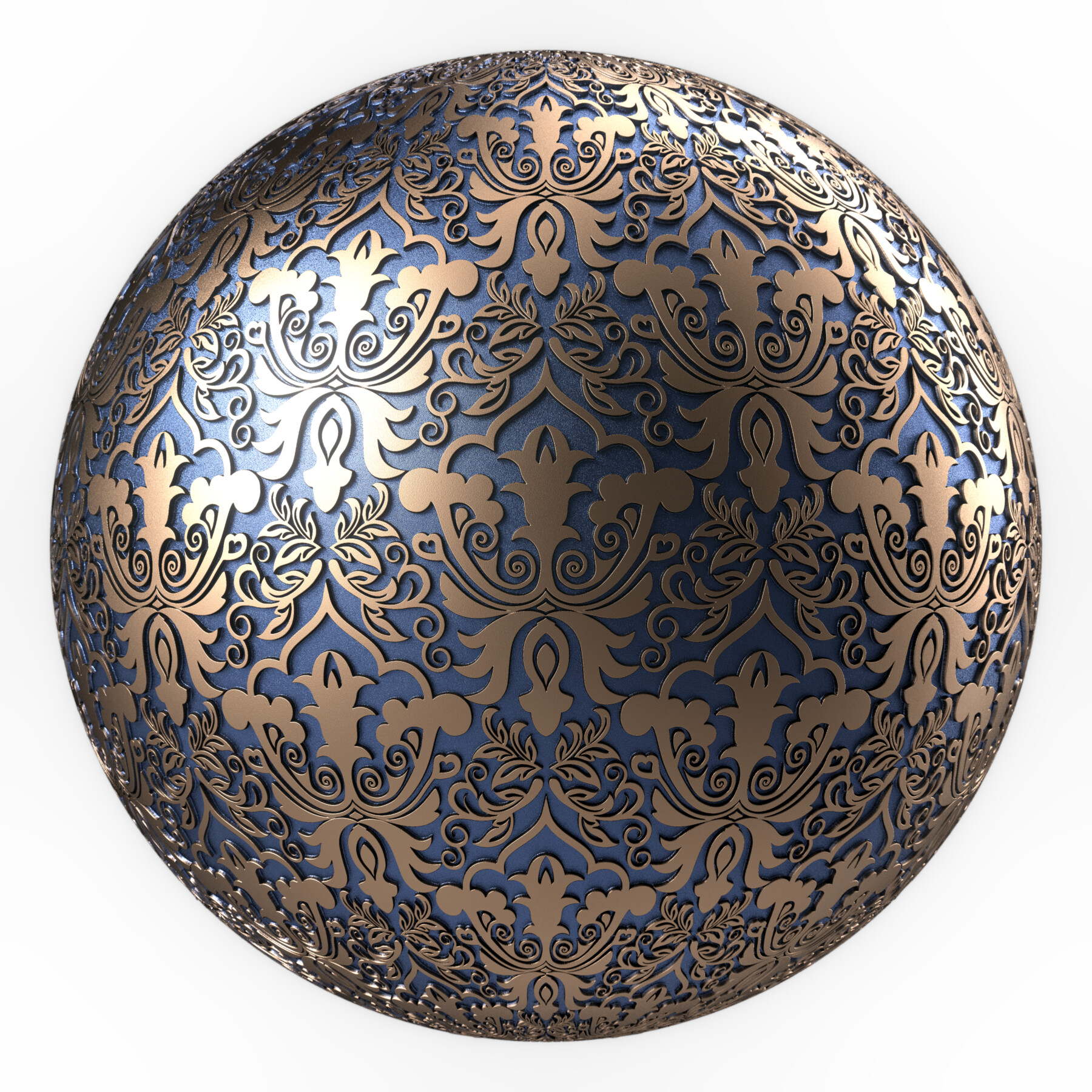 ArtStation - Metal Materials 23- Ornament Metal panels, Pbr 4k Seamless ...