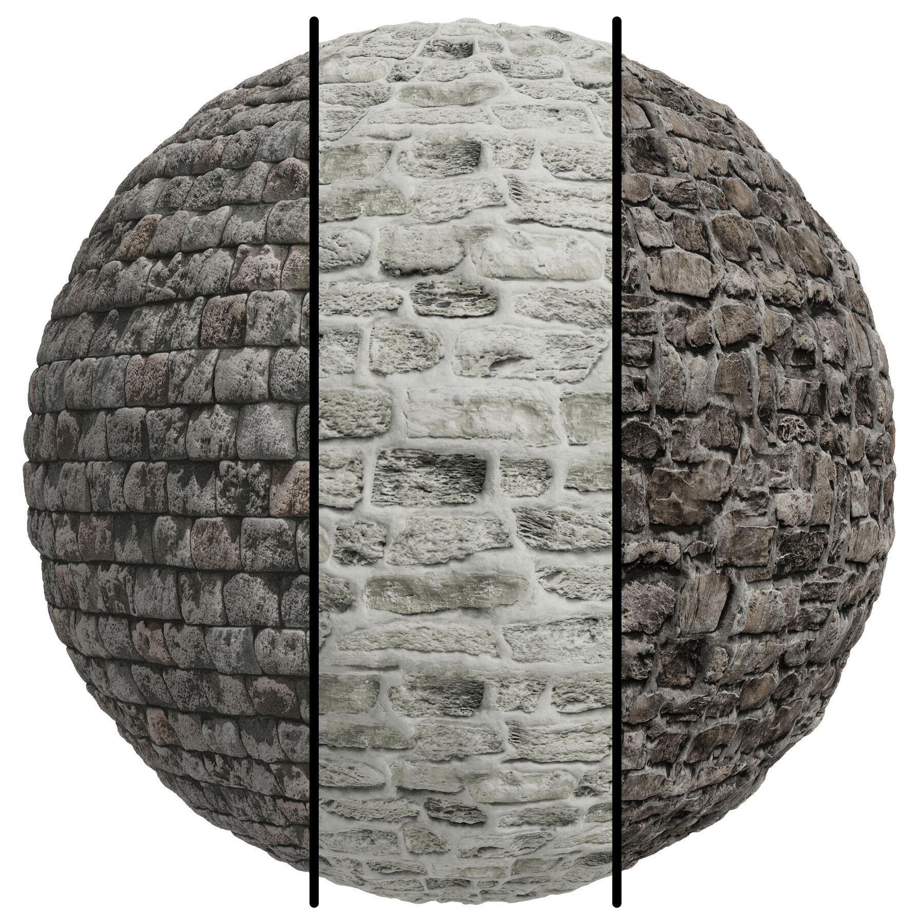 ArtStation - FB566 Field Stone Covering, Natural stone pattern | 3 mat ...