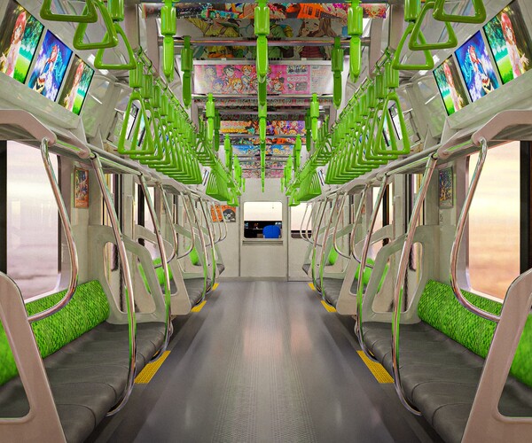 ArtStation - Yamanote Line E235 Series Locomotive - Japanese Train 3D ...