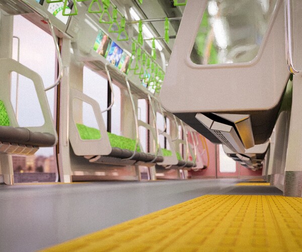ArtStation - Yamanote Line E235 Series Locomotive - Japanese Train 3D ...
