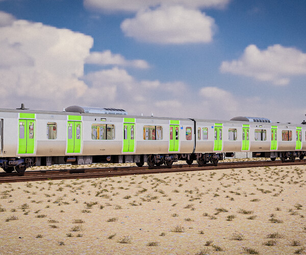 ArtStation - Yamanote Line E235 Series Locomotive - Japanese Train 3D ...
