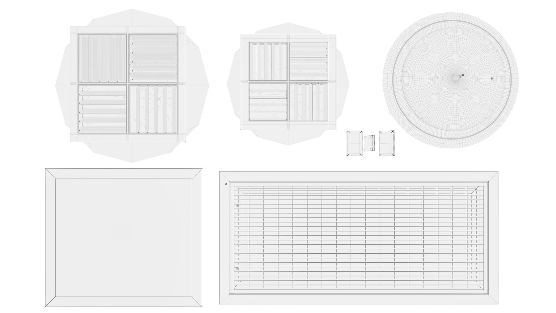 ArtStation - Ducted Air-conditioning Vents | Resources