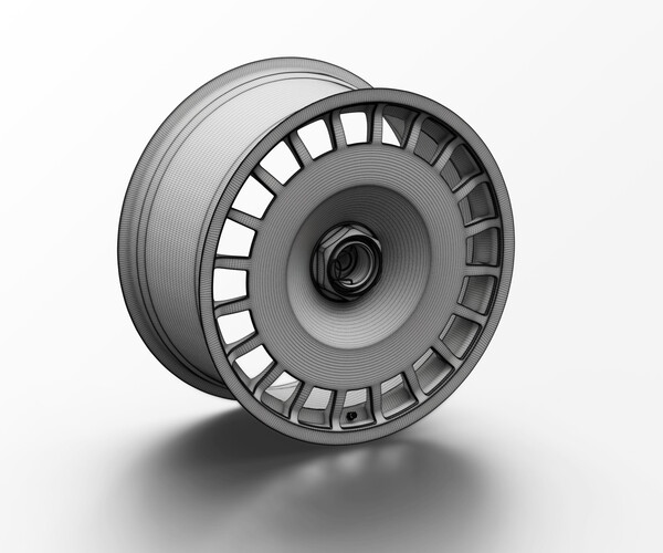ArtStation - OZ Racing Magnesium Rim/Wheel DTM E30 3D Model | Resources