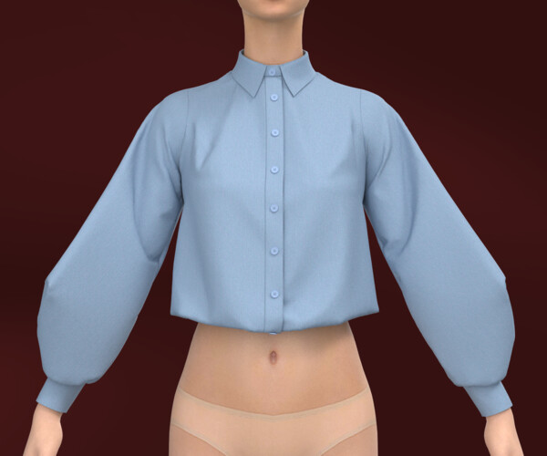 ArtStation - Top | Female | Blouse | Resources