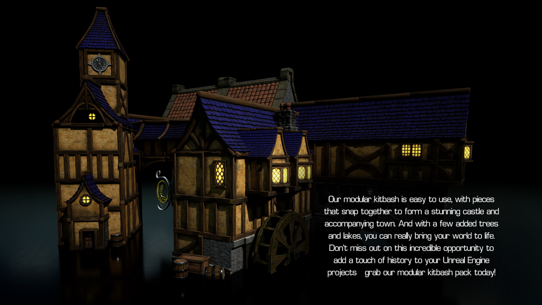 ArtStation - Blender Massive 250-Piece Modular Kitbash Castles and ...