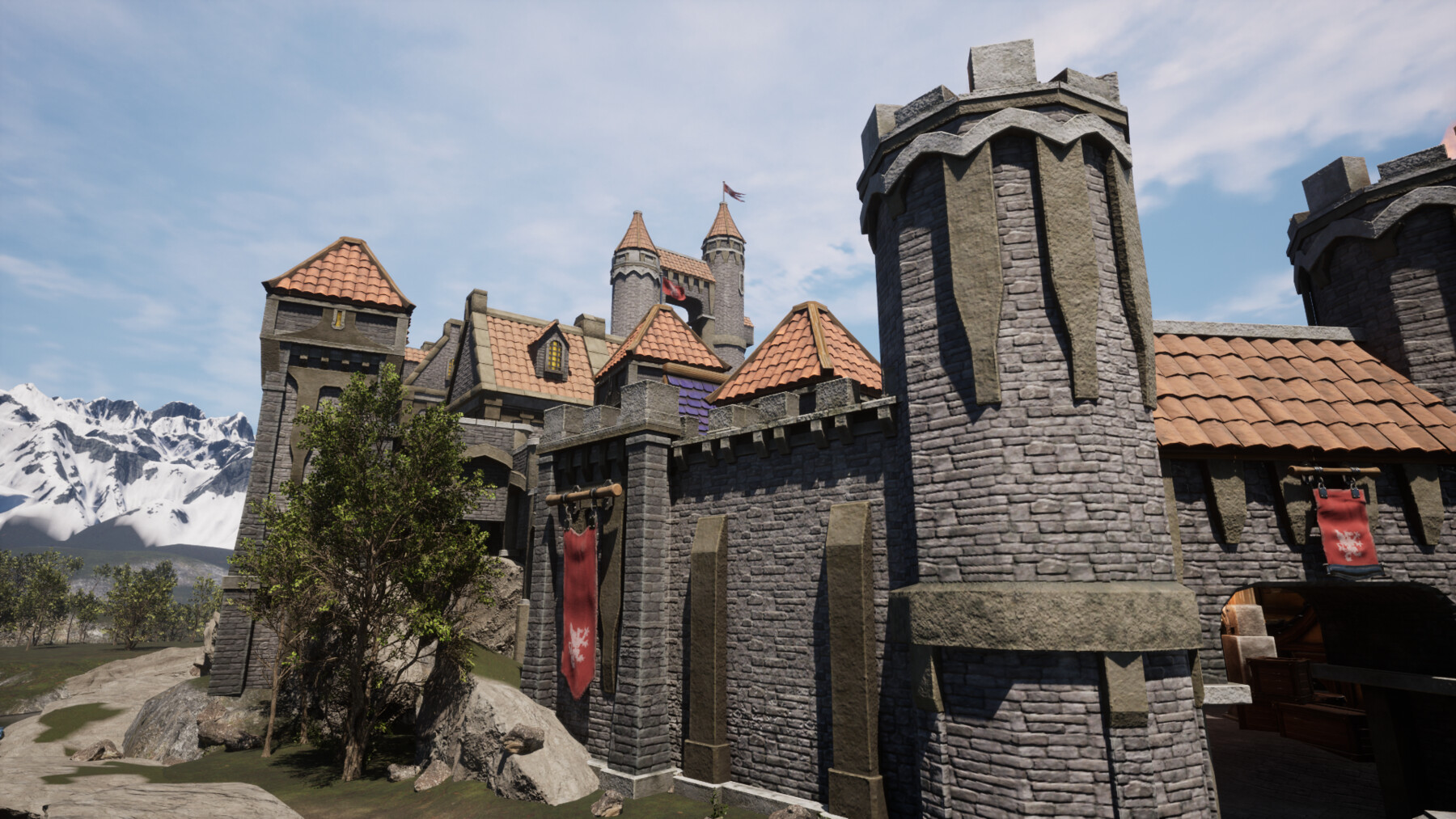 ArtStation - Blender Massive 250-Piece Modular Kitbash Castles and ...