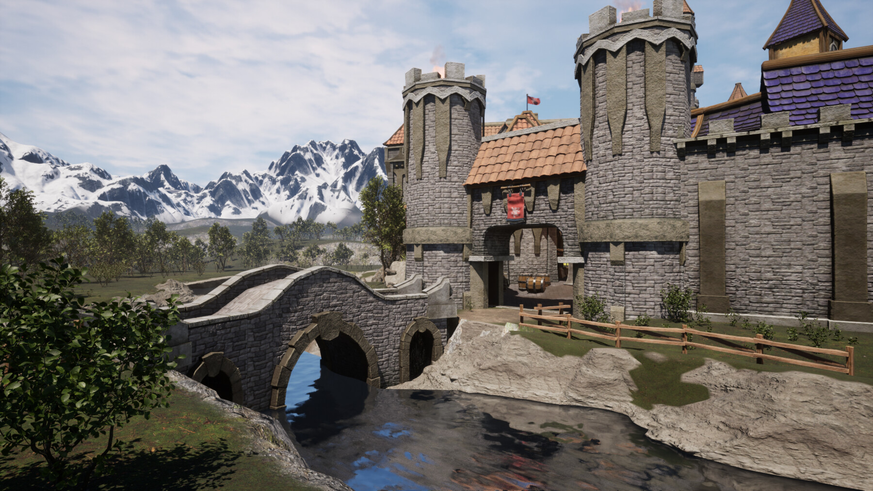 ArtStation - Blender Massive 250-Piece Modular Kitbash Castles and ...