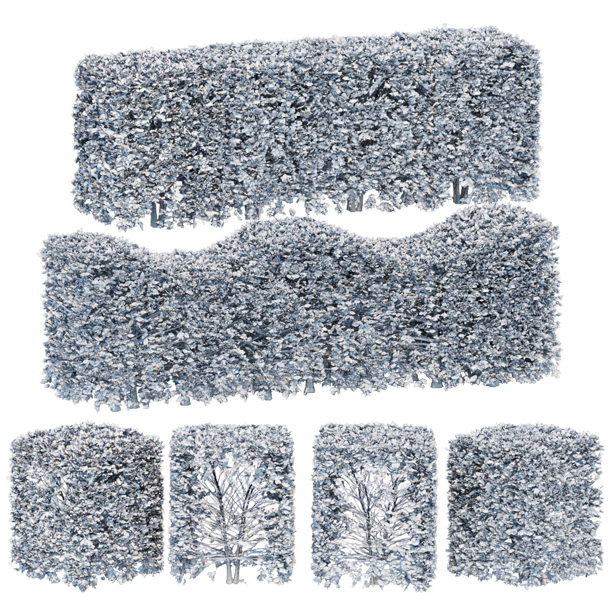 ArtStation - bushes collection vol 38 | Resources